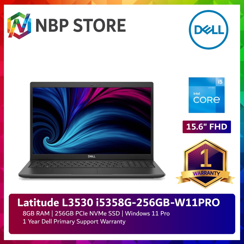 Dell Latitude L3530 I5358G-256GB-W11PRO 15.6" FHD Laptop ( I5-1235U ...