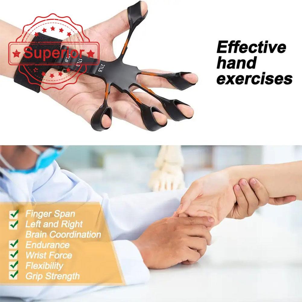 Silicone Finger Exercise Trainer Wrist Tensioner Finger Extension And ...