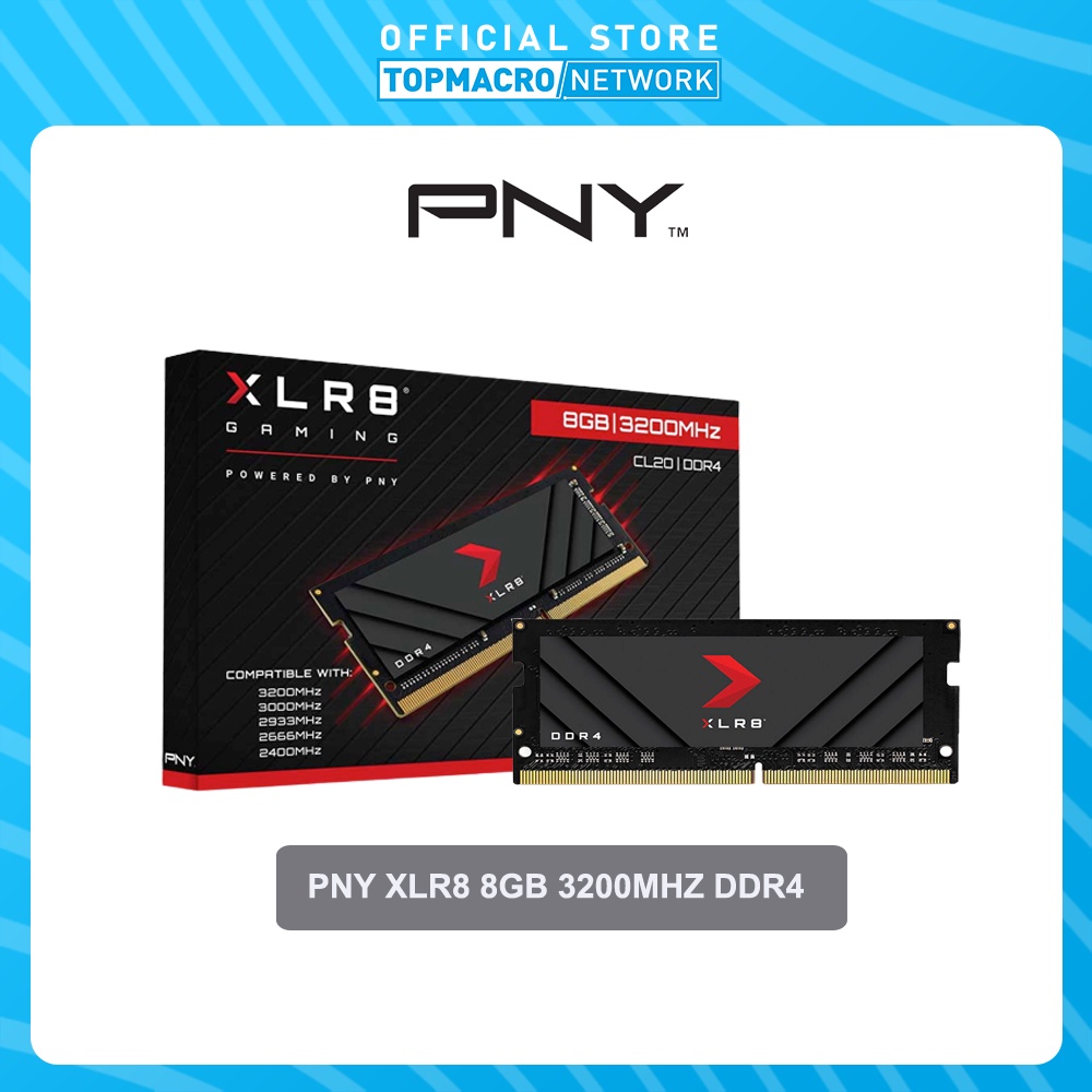 PNY 8GB XLR8 DDR4 3200MHZ SODIMM RAM (NOTEBOOK) | Shopee Malaysia