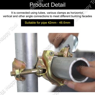 Construction Clamp Rigid / Swivel Scaffolding Clamps Connector Staging ...