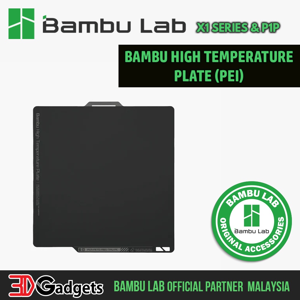 Bambu Lab X1 Series & P1P Bambu High Temperature Plate PEI for 3D ...