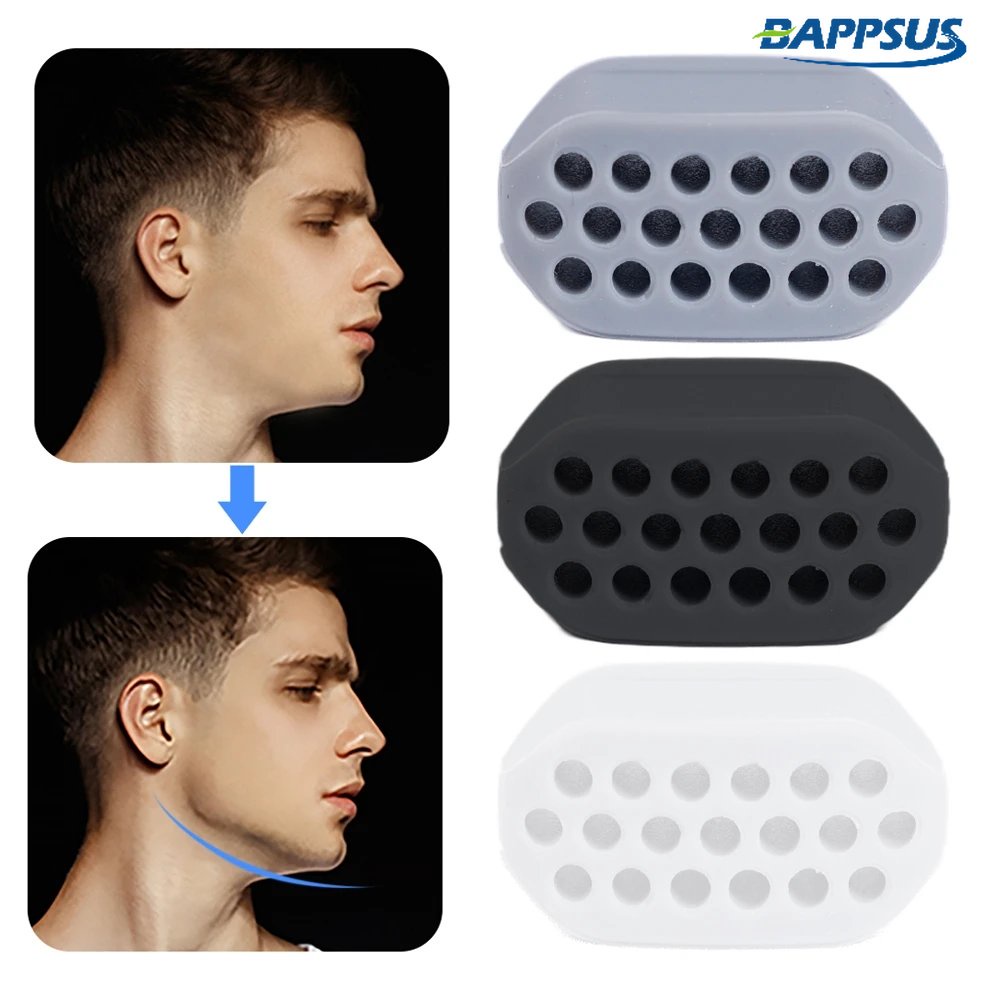 Silica Gel Jawline Exercise Ball Muscle Training Fitness Neck Face ...