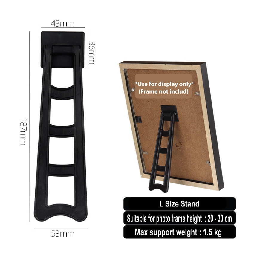 Plastic Stand Frame Bracket Holder Back Support | Shopee Malaysia