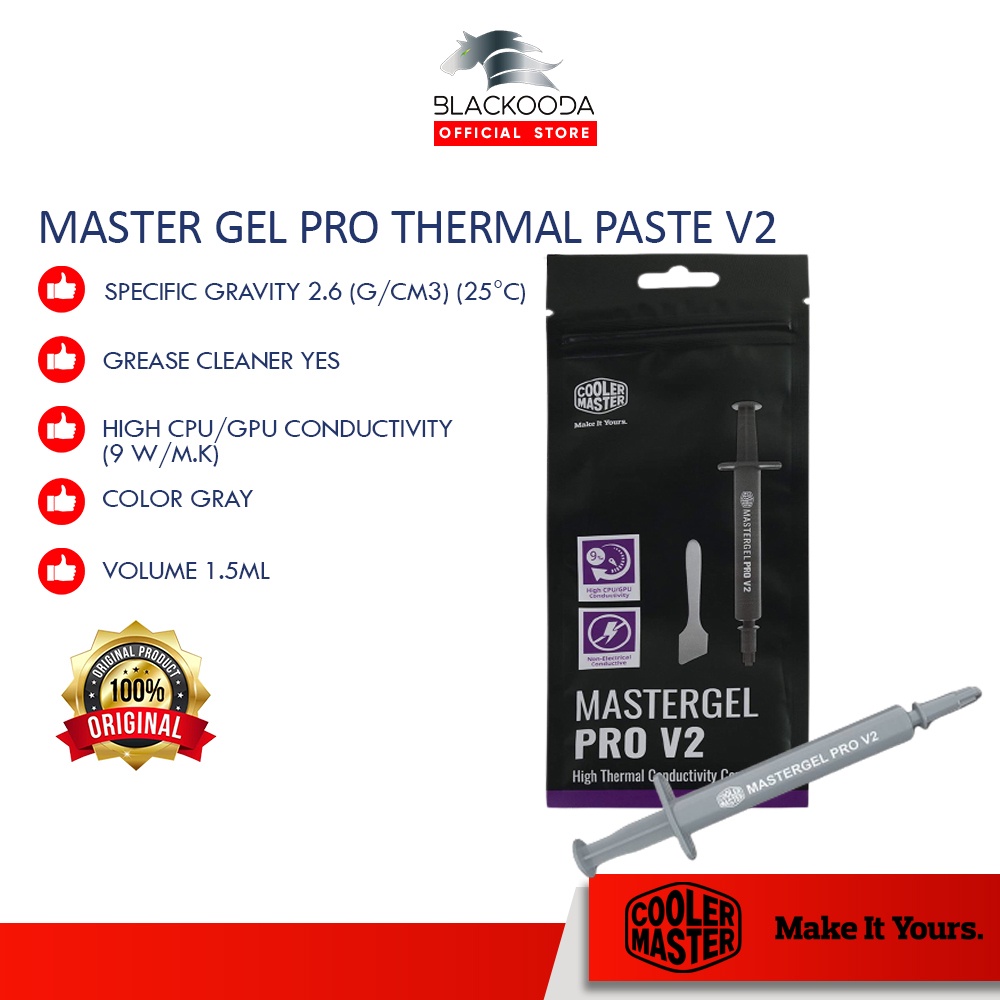 Cooler Master Master Gel Pro Thermal Paste V2 - MGY-ZOSG-N15M-R3 ...