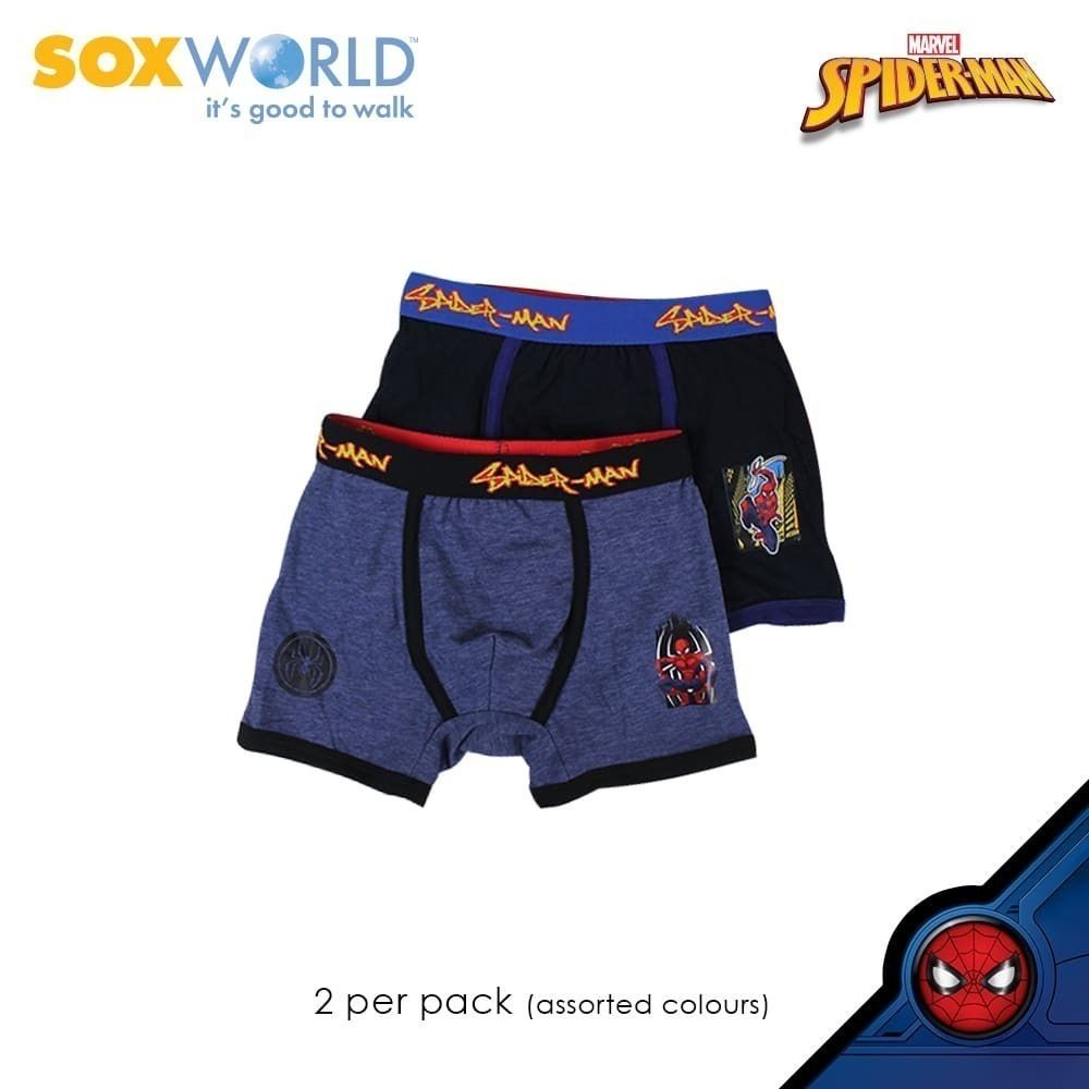 [SOXWORLD] 2 In 1 Boys Trunk Underwear Innerwear MARVEL Spider-Man 77 ...