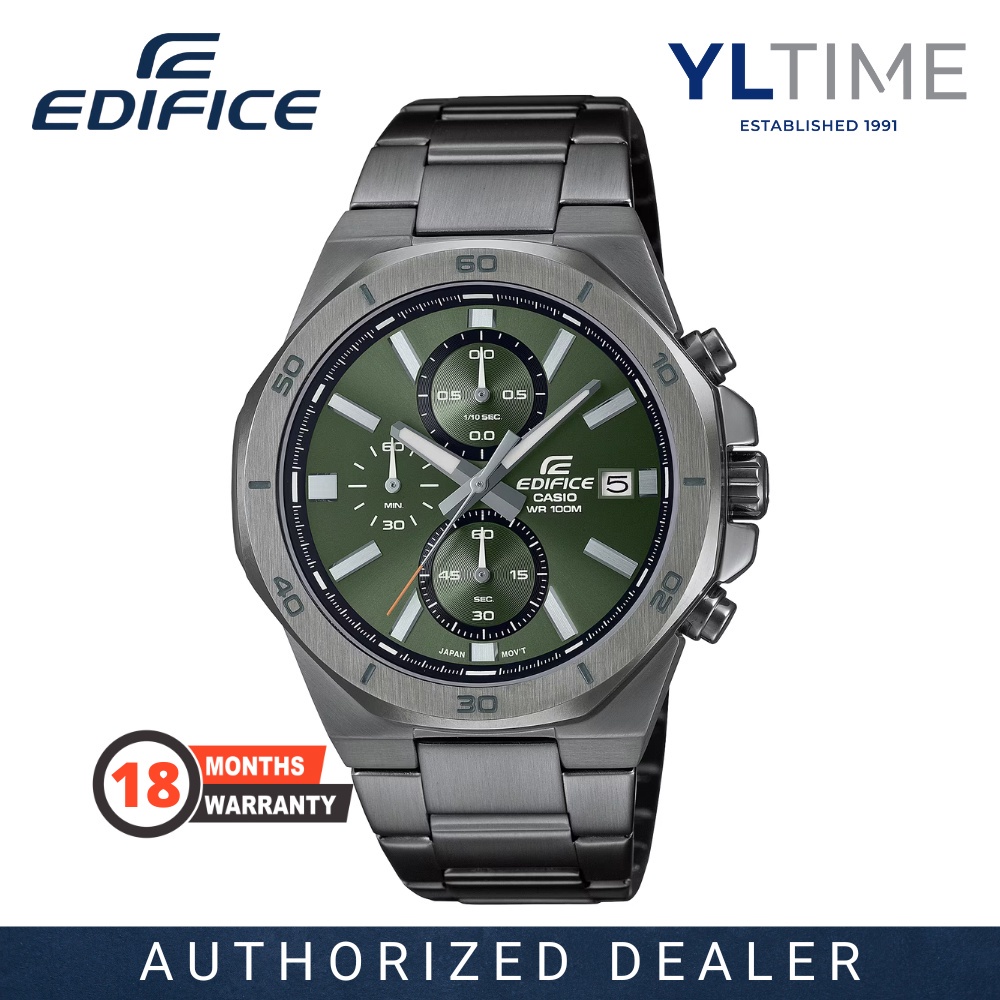 [MARCO Warranty] Casio EDIFICE EFV-640DC-3AV Octagonal Bezel Standard ...