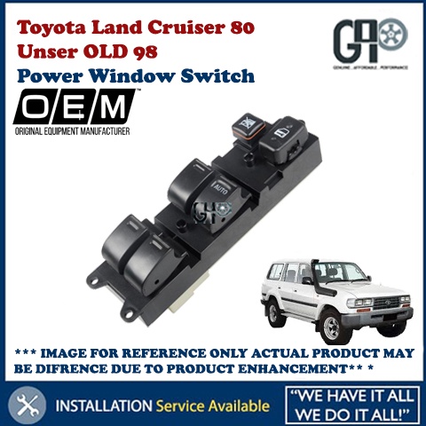 Toyota Land Cruiser 80 / Unser OLD 98 Power Window Switch Main Switch ...