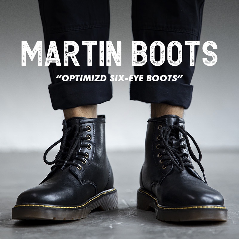 Maden Martin Boots Men's Mid-Cut Boots Men's High-Cut Overall Boots ...