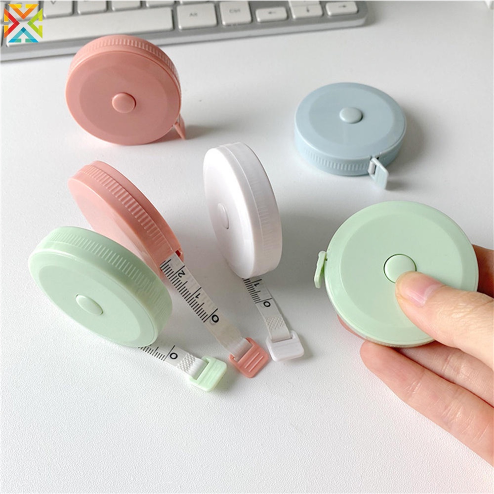 Mini Soft Tape Measure Retractable 1.5m 5ft 60" Sewing Tailor Body ...