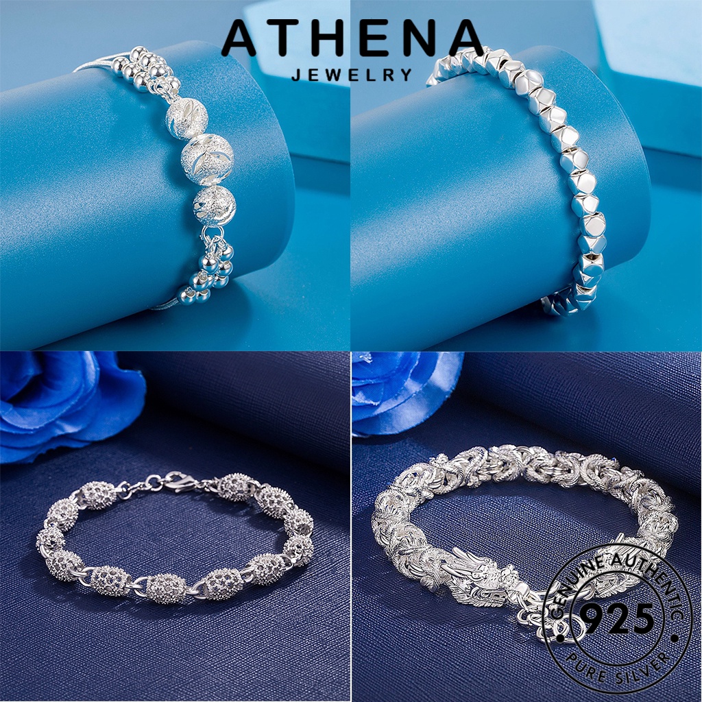 ATHENA JEWELRY Bracelet Silver Women Simple Jewelry Original 925 M091 ...