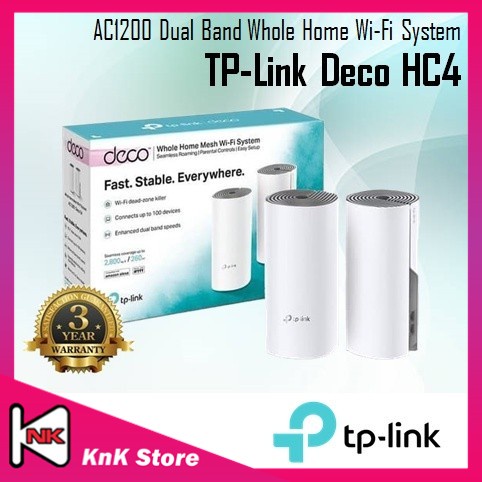 TP-Link Deco HC4 2 Pack AC1200 Dual Band Whole Home Mesh WiFi Router ...