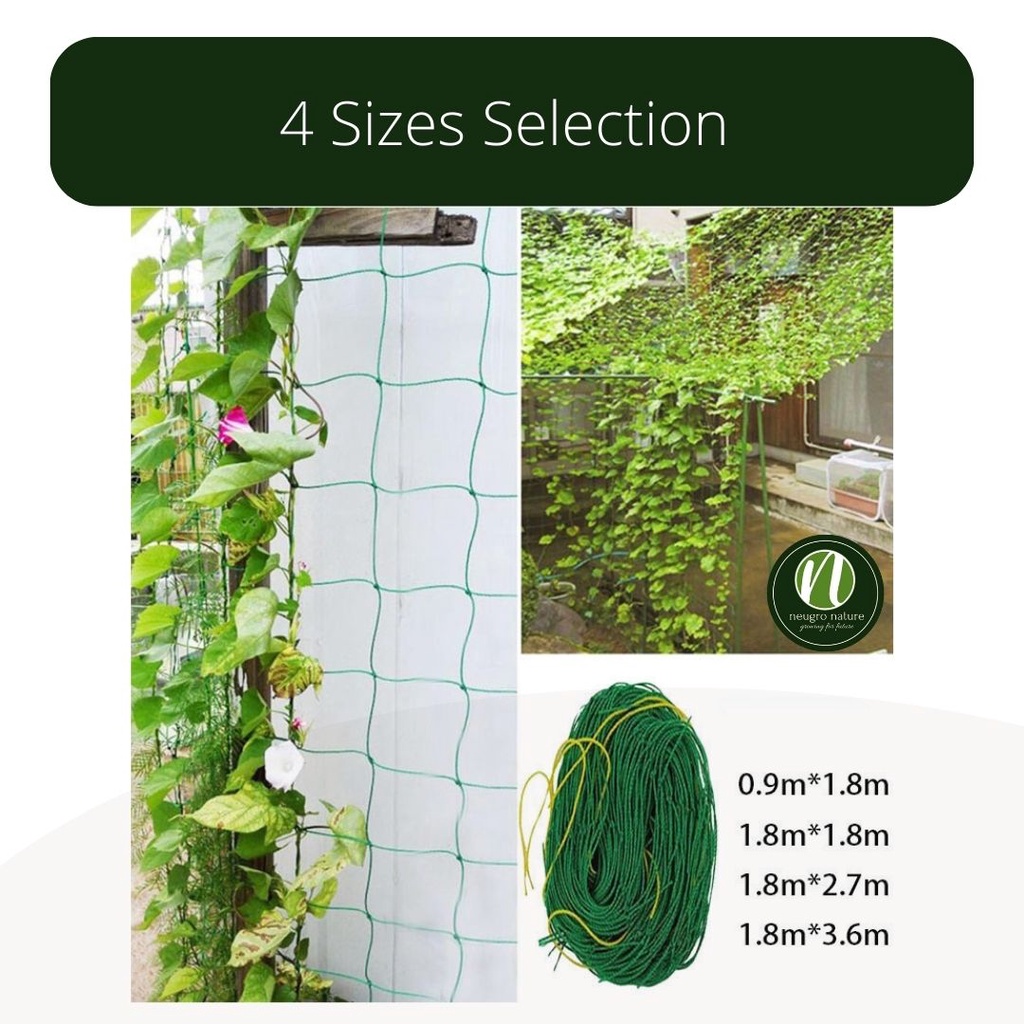 Neugro Premium Climbing Plant Netting_Jaringan Tanaman Merambat ...