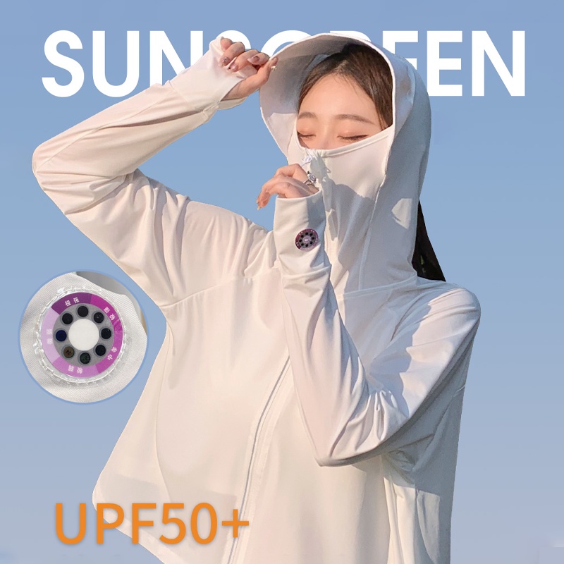 Uv Jacket Ice Silk Sunscreen Clothing Women UPF50+Thin Short Anti-Ultraviolet 防晒外套 | Shopee Malaysia