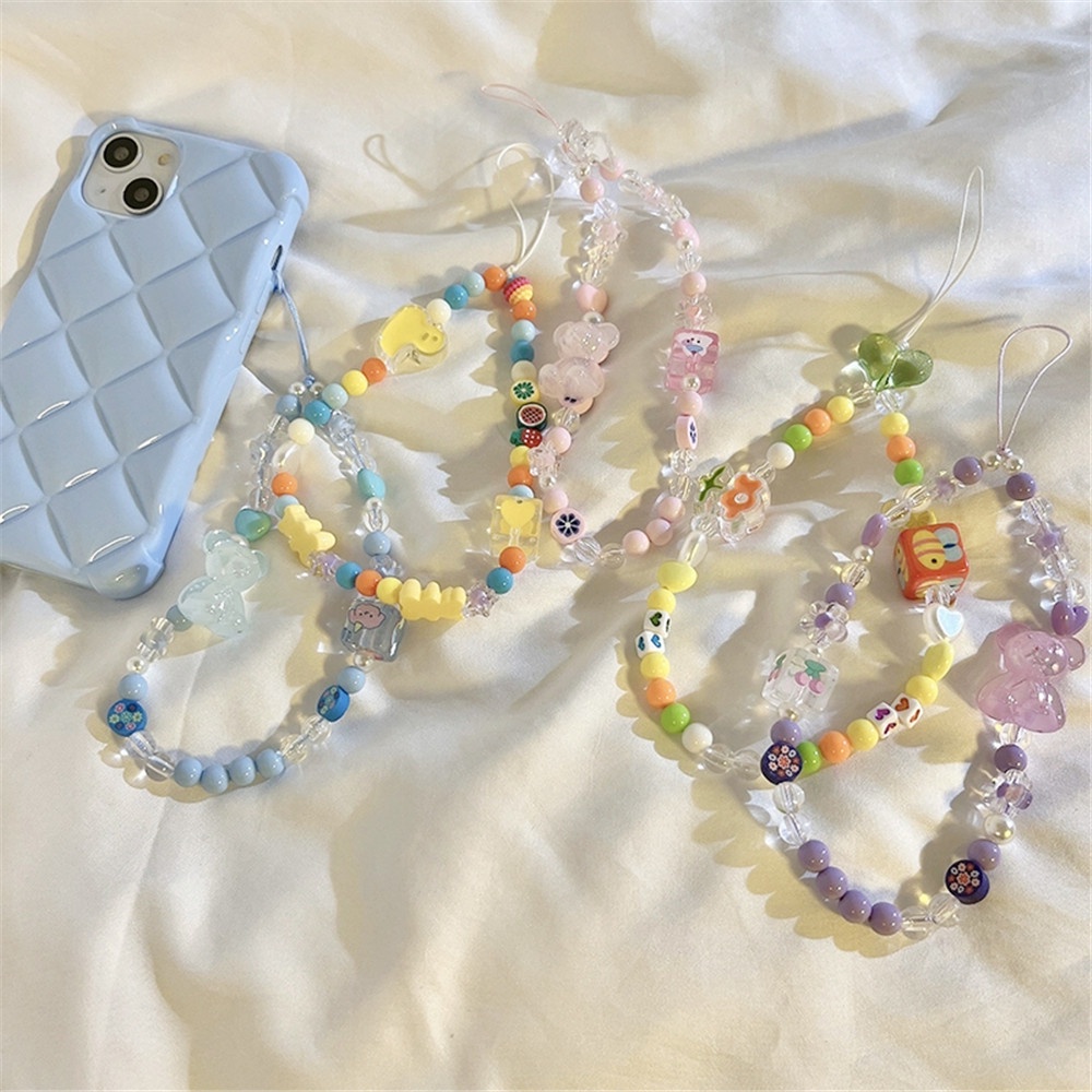 Cute Bear Mobile Phone Bracelet Buckle Simple Creative Suitable for ...