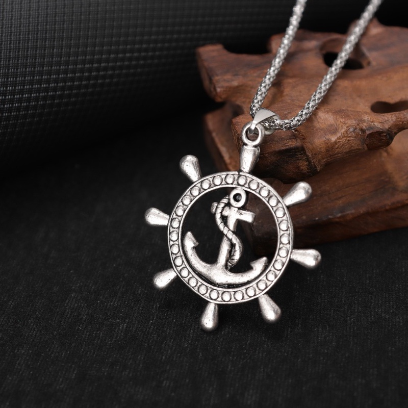 Viking Vintage Punk Fashion Caribbean Pirate Rope Anchor Rudder Anchor ...