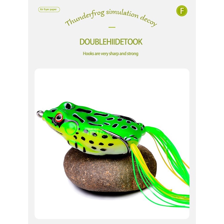 Soft jump frog bait fishing casting fish lure katak tipu haruan umpan ...
