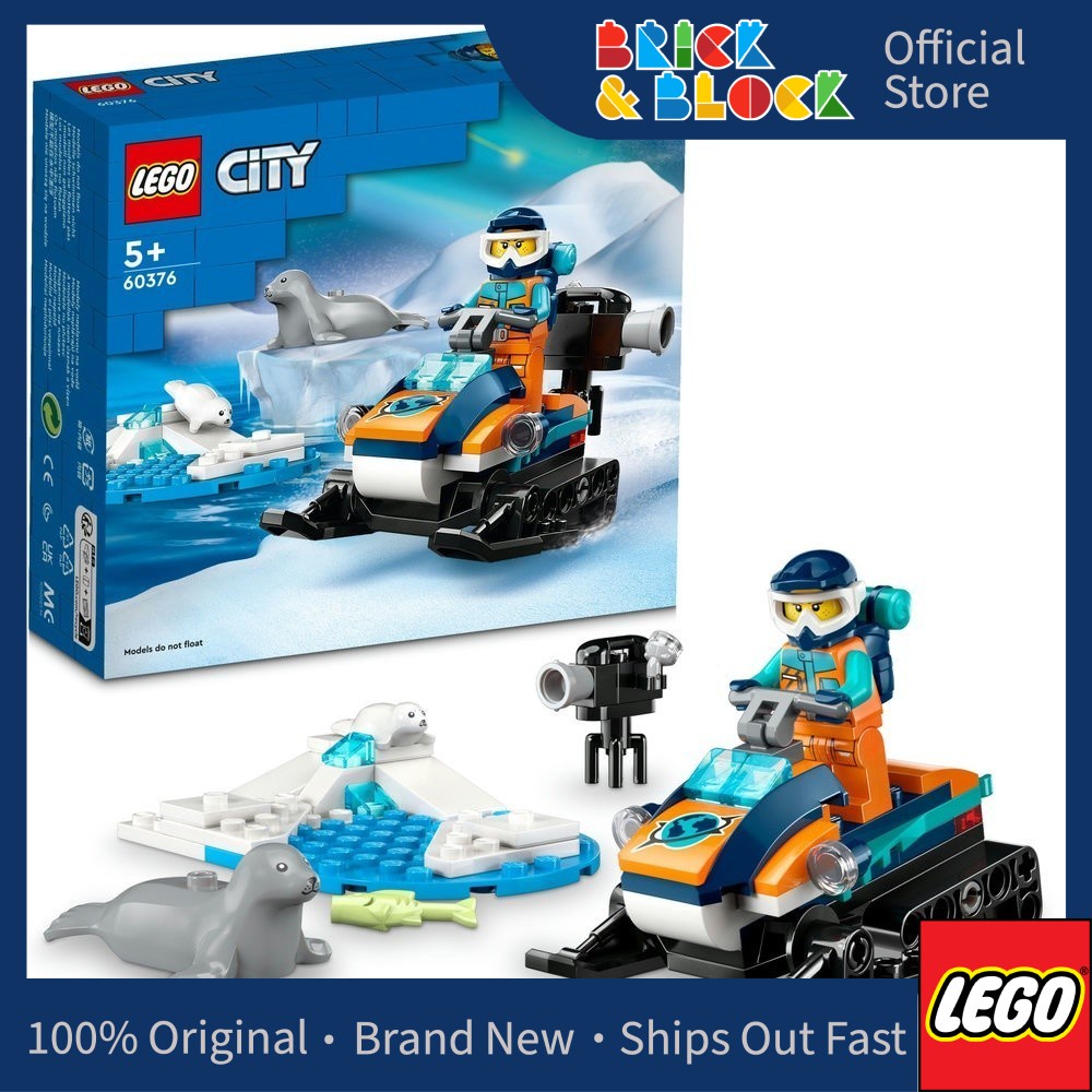 LEGO 60376 Arctic Explorer Snowmobile | LEGO City | Shopee Malaysia