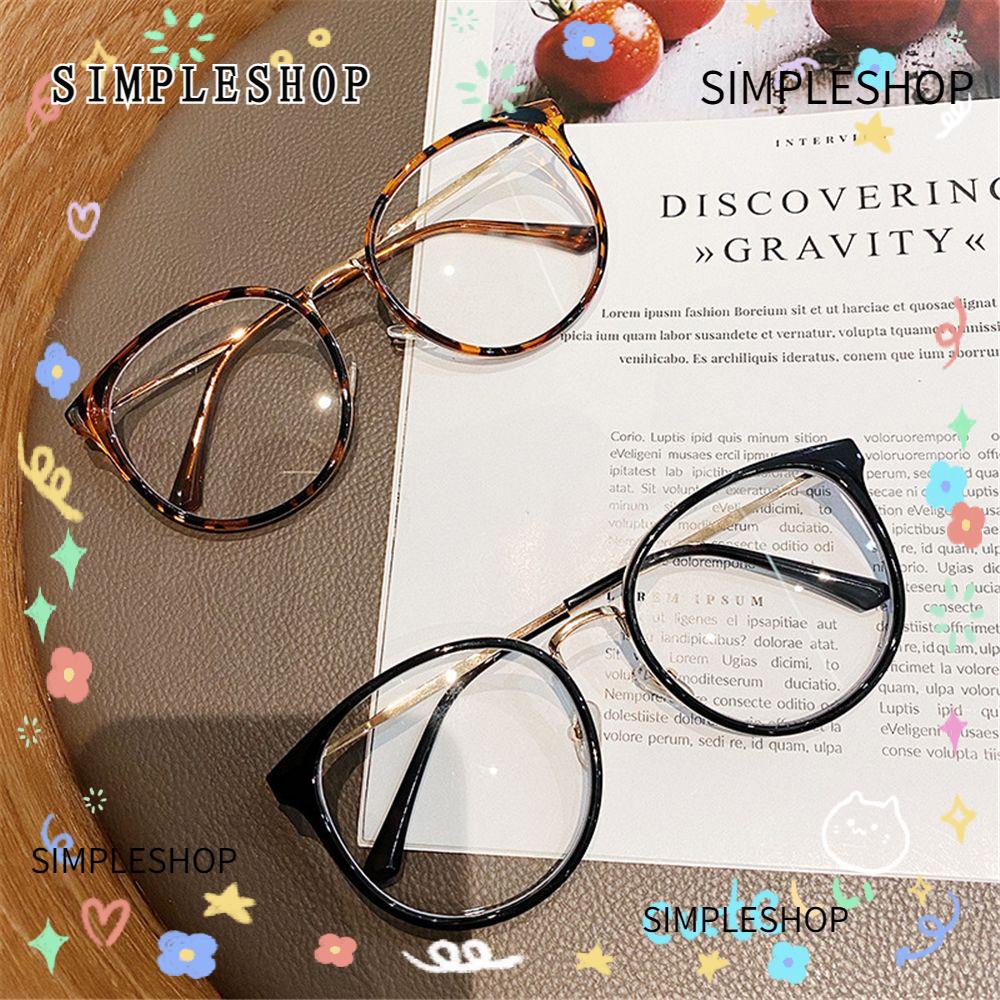 SIMPLE Eyeglasses Frame Anti-Blue Light Glasses Vintage Optical ...