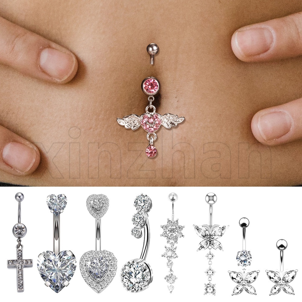 Personality Body Belly Piercing Jewelry Accessories Dangle Surgical ...