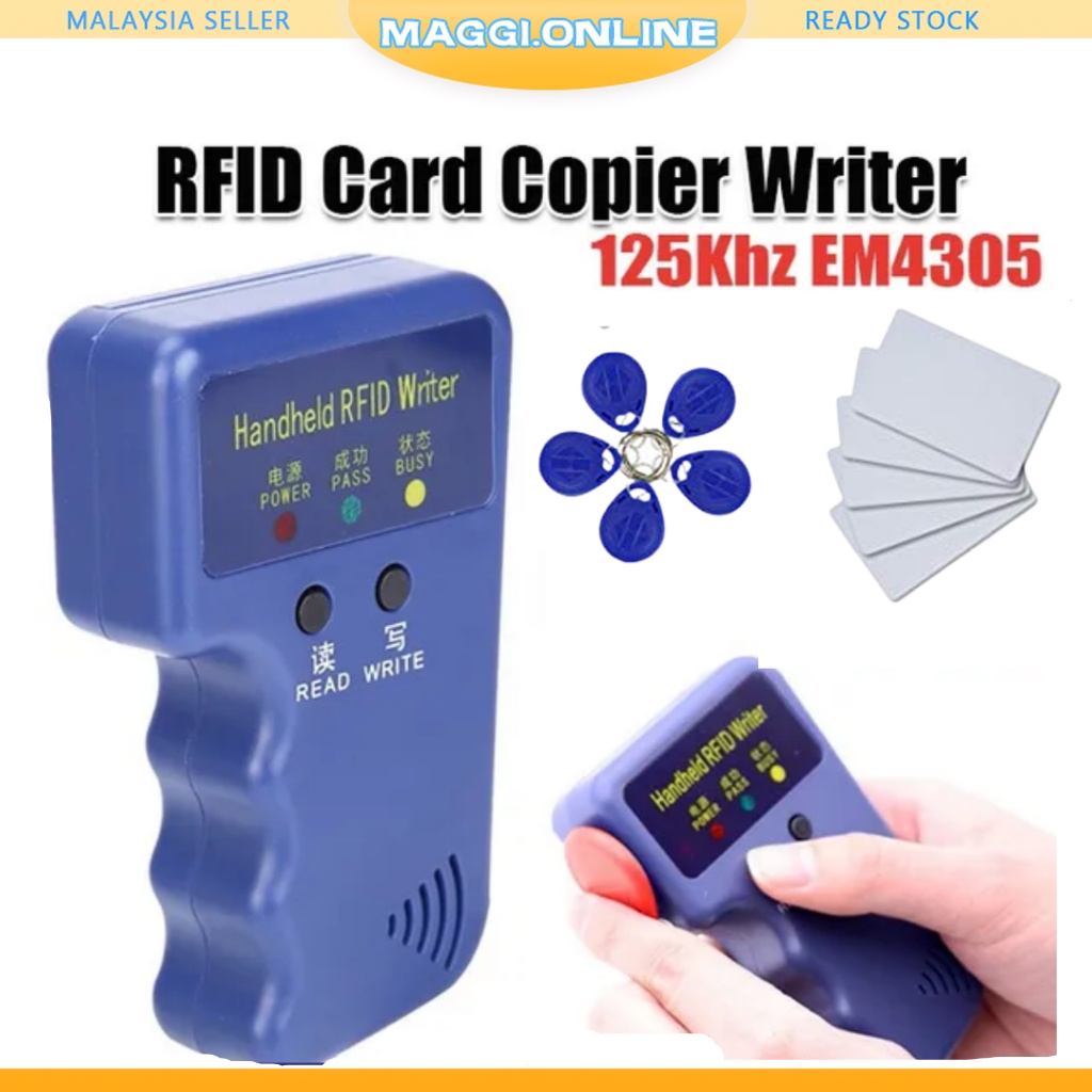 Handheld RFID Reader Writer | RFID Copier 125khz RFID Card Copier ...