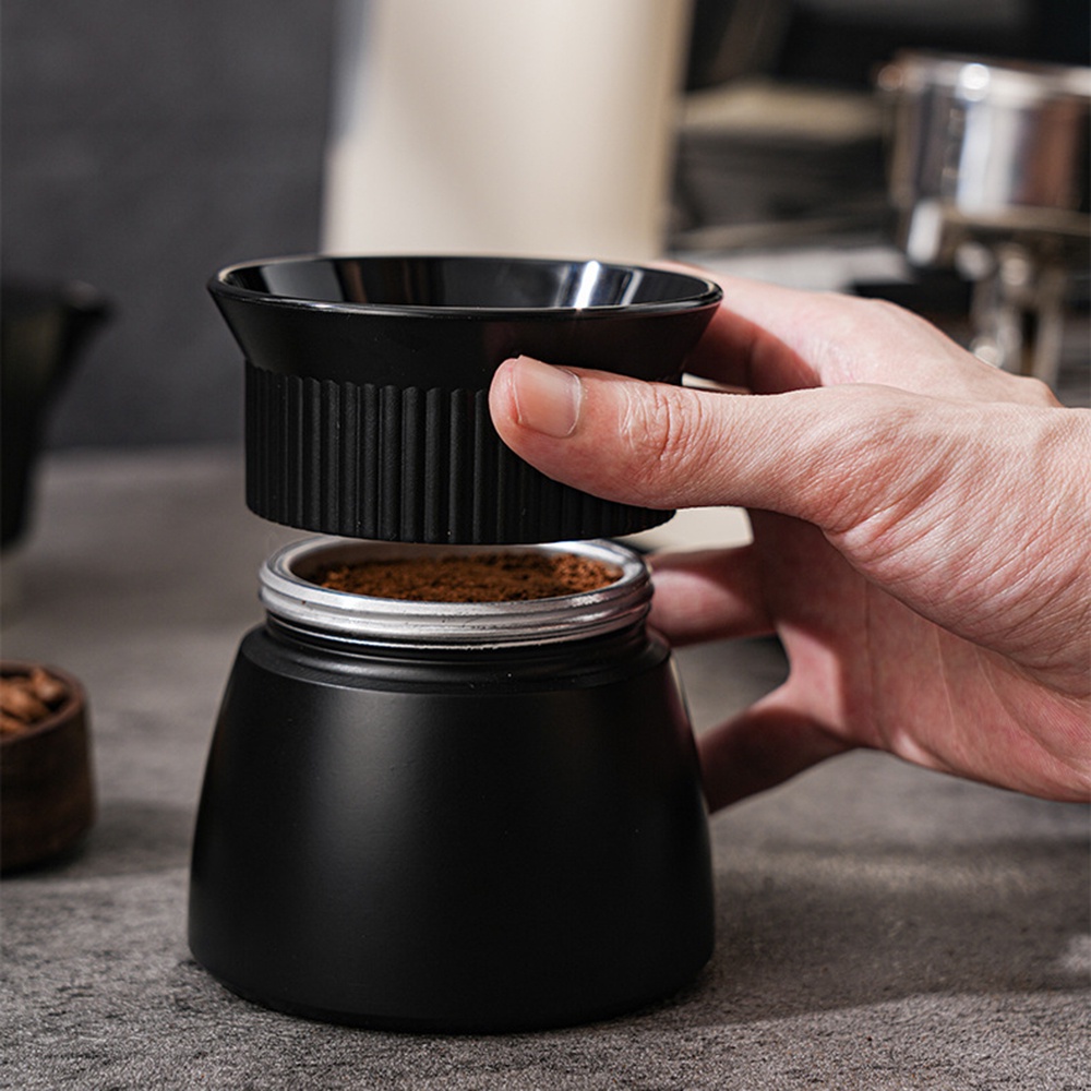 Rotary Coffee Powder Distributor Coffee Tamper Moka Pot Powder Dosing ...