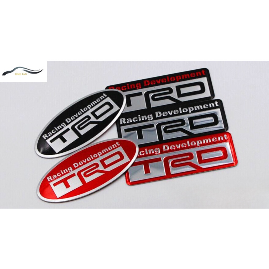 XINFAN TRD car sticker Camry modified car label Corolla New Reiz trunk ...