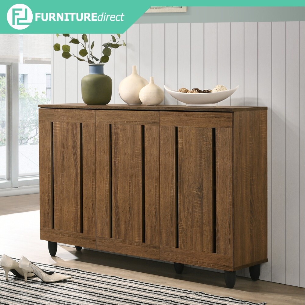 Furniture Direct MILO 3 Door Shoe Cabinet kabinet kasut kayu murah rak ...