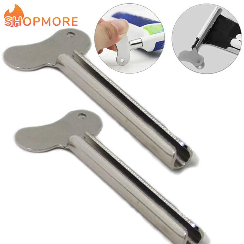 Multifunctional Bathroom Metal Toothpaste Squeezer Stainless Steel Tube ...
