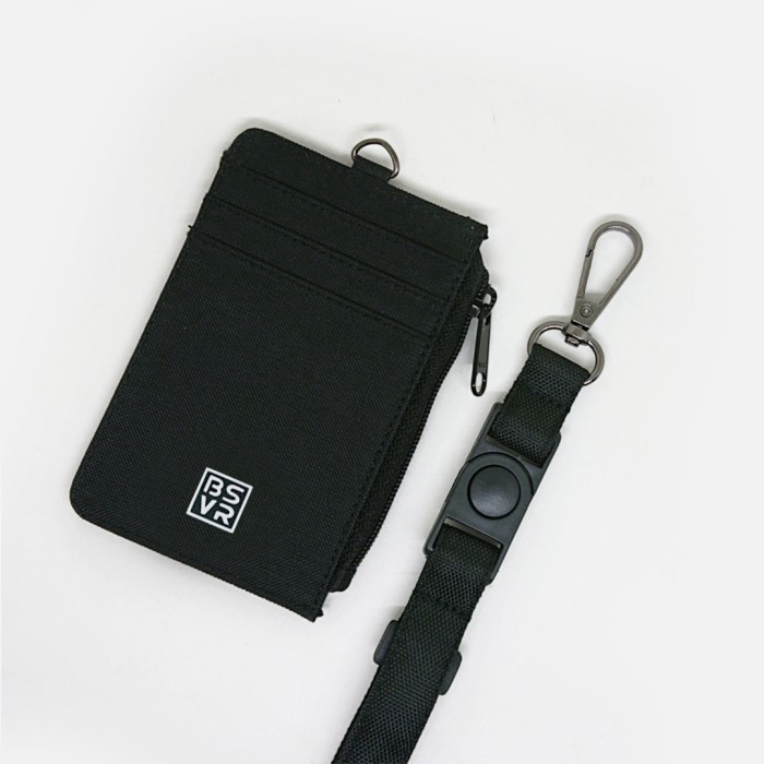 GANTUNGAN Id Card Holder/Id Card Wallet & Hanger Strap - Black | Shopee ...