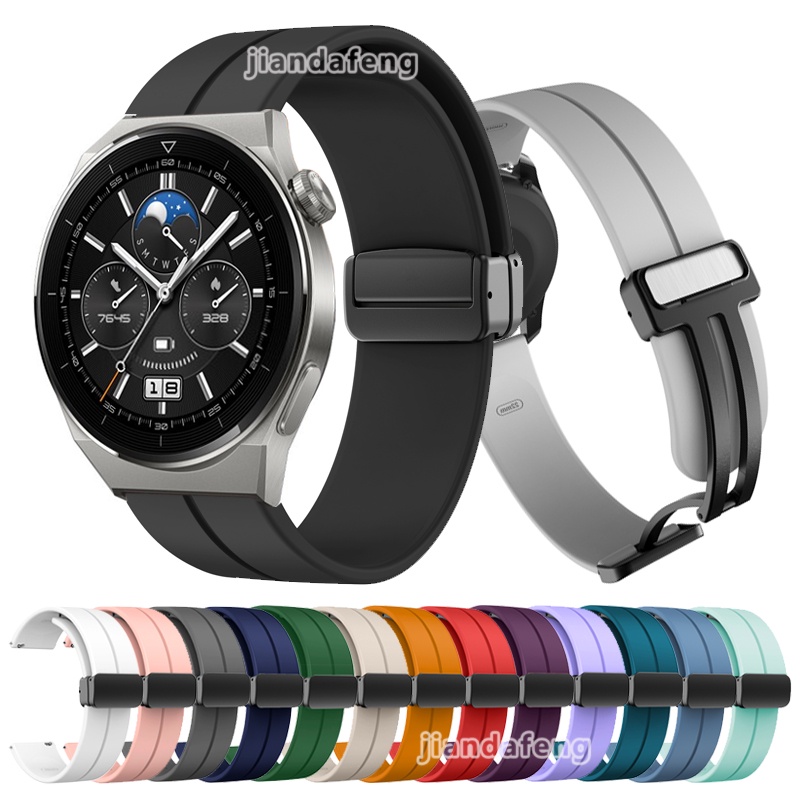 D Buckle Sport Band magnetic strap For HUAWEI WATCH GT3 Pro 46mm 43mm ...