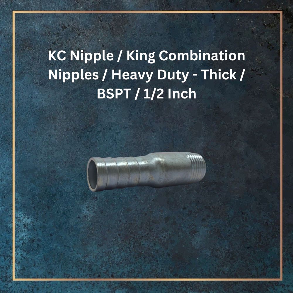 FFPP - KC Nipple / King Combination Nipples / Heavy Duty - Thick / BSPT / 1/2" | Shopee Malaysia
