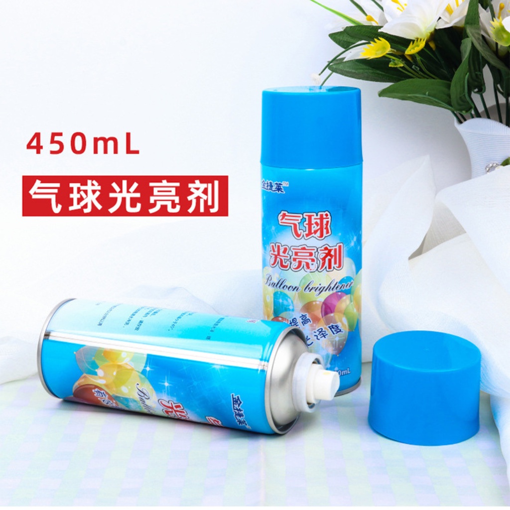 1 Bottle Balloon Brightener Polisher Shine Spray Spray Kilat Belon ...