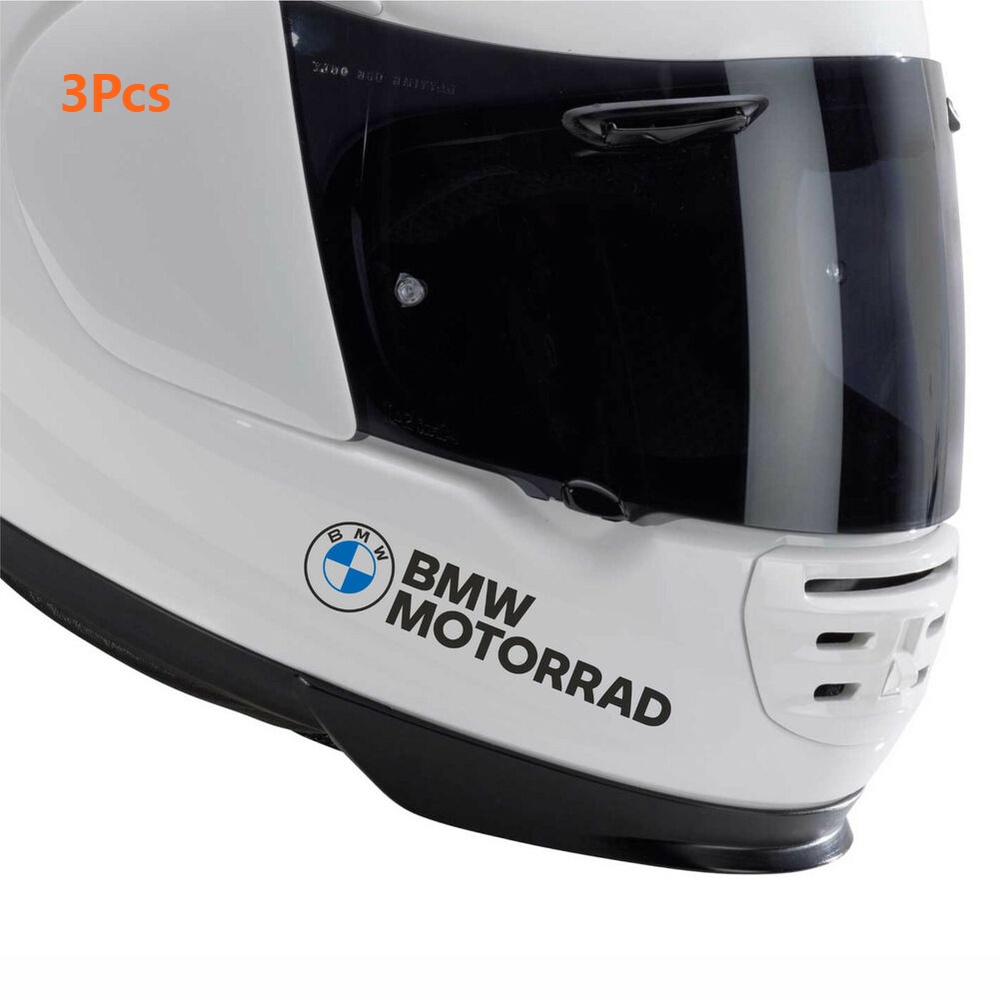 x2 x3 BMW Motorrad Helmet Kit Decals Stickers 10 year cast Vinyl (3 ...