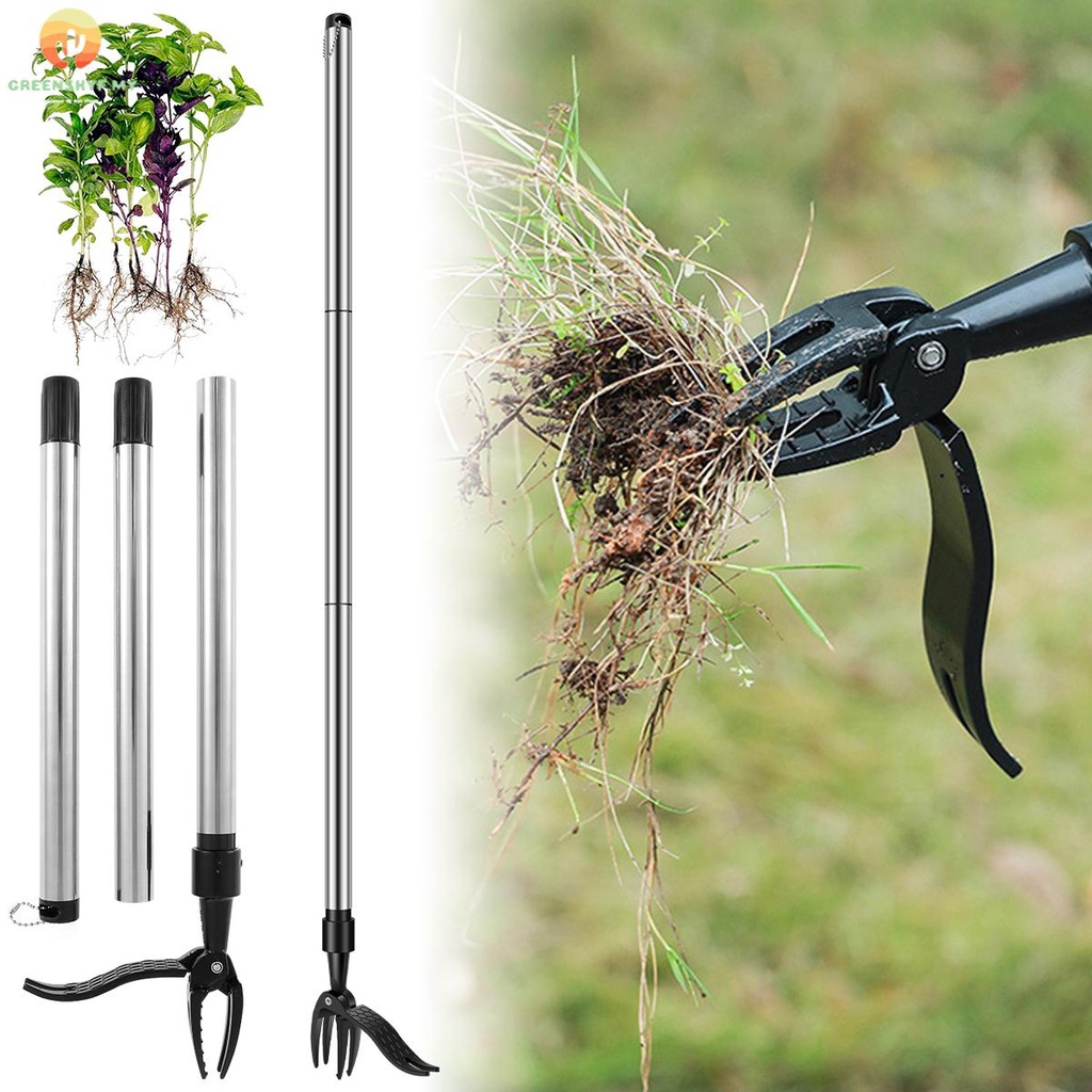 Weed Puller Manual Weed Removal Tools with Long Handle Sturdy Standup ...