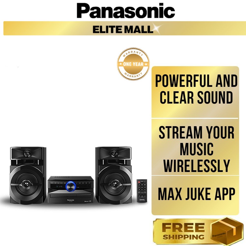PANASONIC SC-UX100 HIFI SYSTEM 300W BLUETOOTH SC-UX100GSXK | Shopee ...