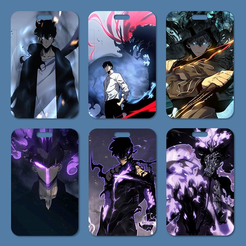 Anime Cartoon Solo Leveling DIY Student School Campus ID Card Hard ...