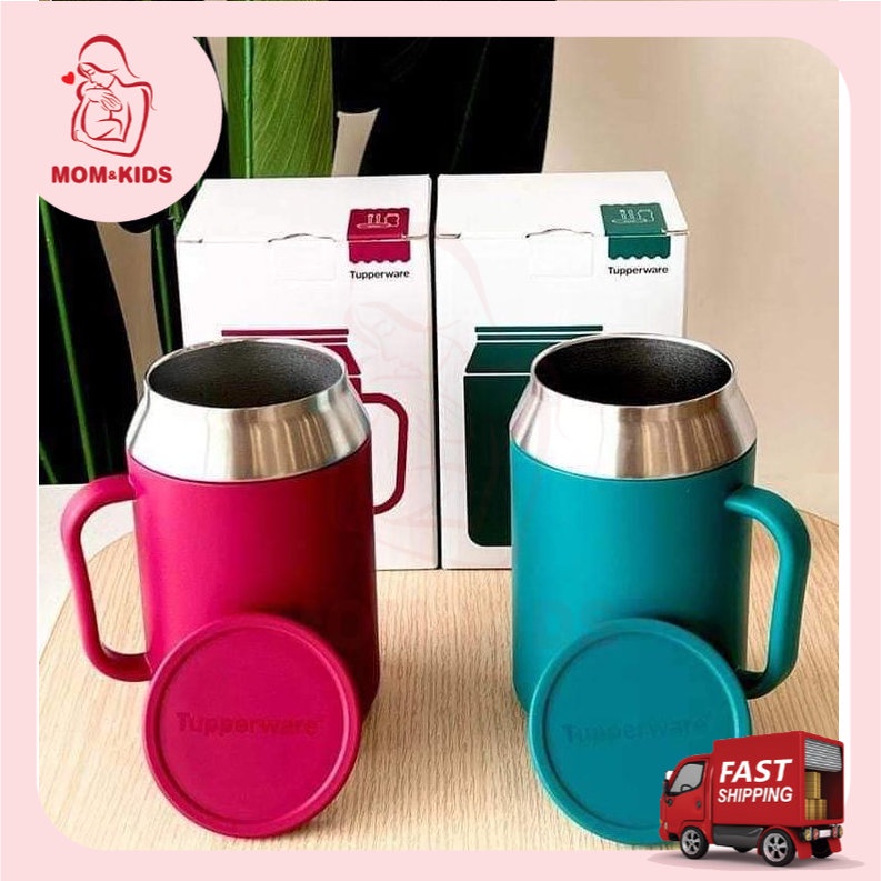 [Ready Stock] Tupperware Insulated Mug 400ml Purple Pepel Turquoise Hot ...