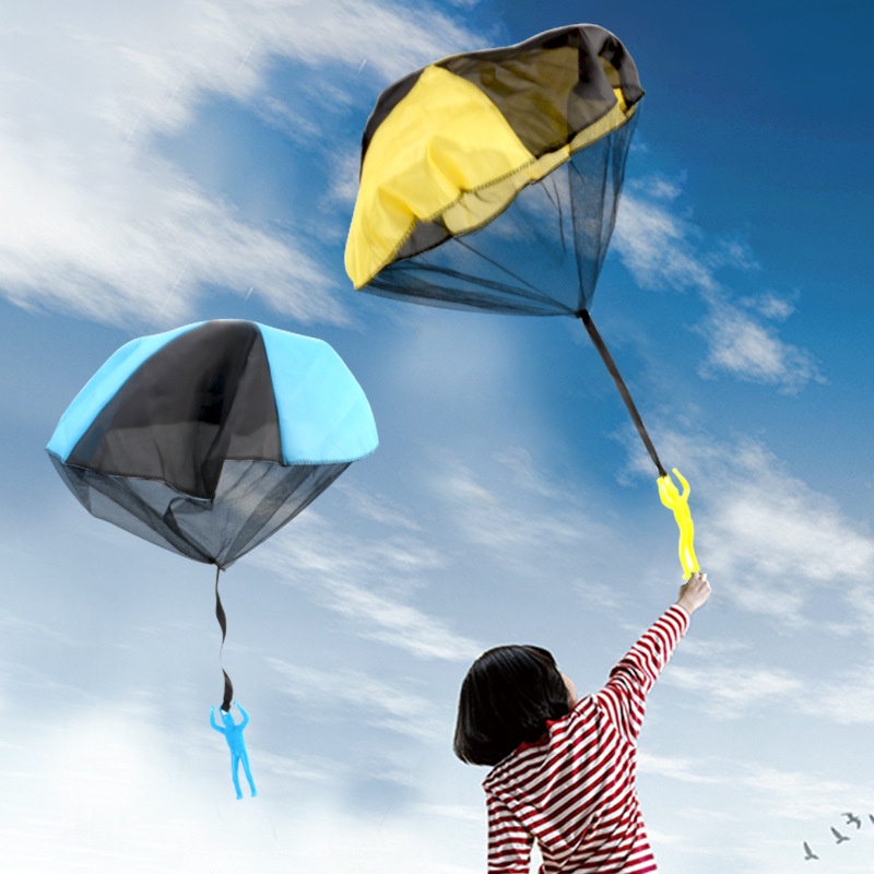 Hand throw Mini Soldier parachute Children's Toys Portable parachute ...