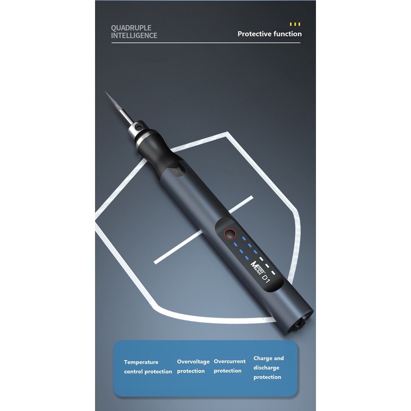 Smart Mini Rotary Pen USB Battery Recharge / Multi-Purpose with 7 Drill ...