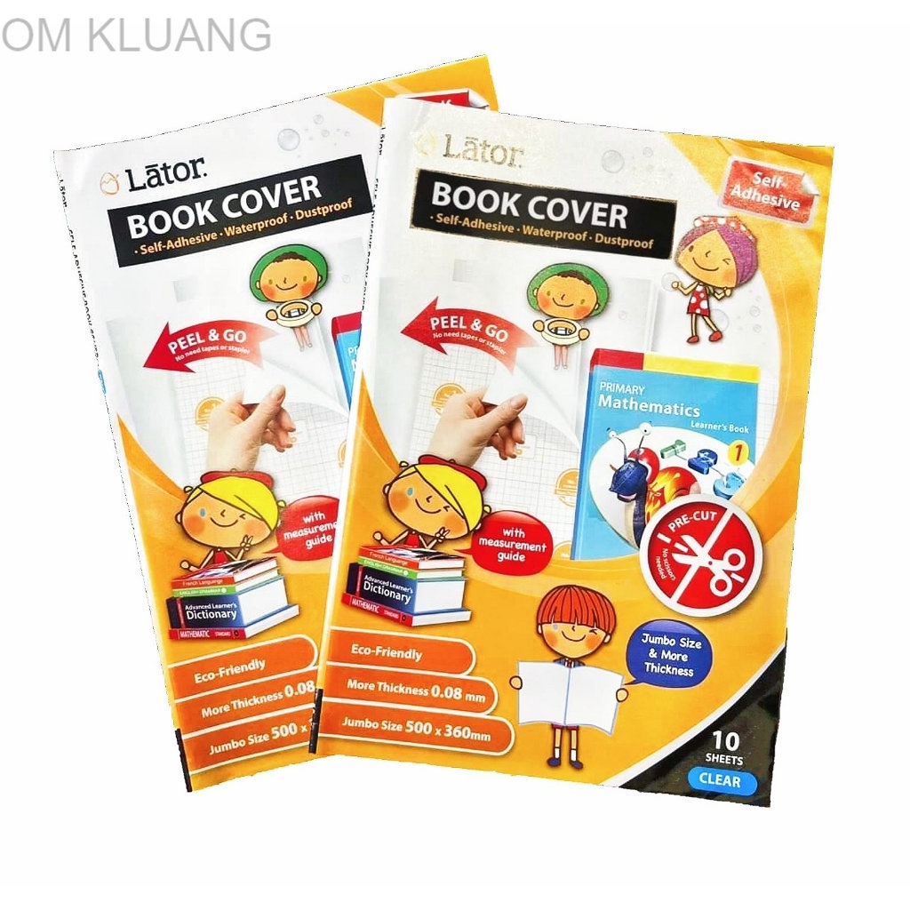 LATOR BOOK COVER 6118 CLEAR/MATTE | Shopee Malaysia