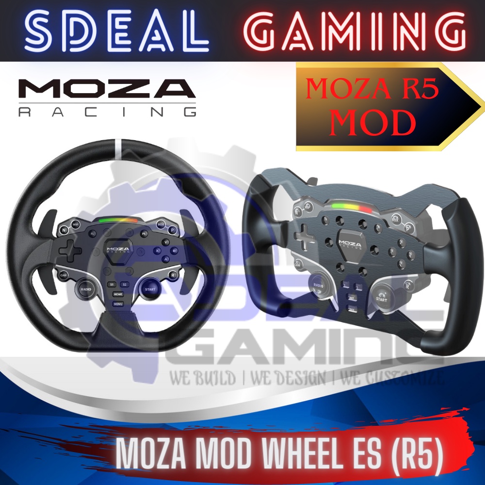 MOZA RACING MOD F1 FORMULA WHEEL OR 12 INCH ROUND WHEEL (R5 USE ONLY) AFTER MARKET QUICK RELEASE ...