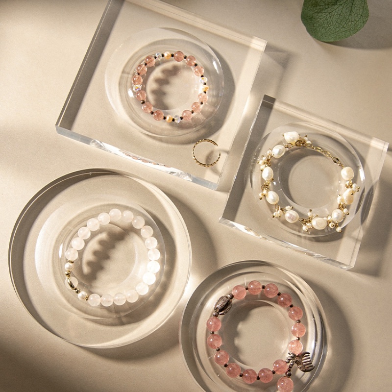 Transparent Acrylic Bracelet Display Rack Jade Bracelet Bangle ...