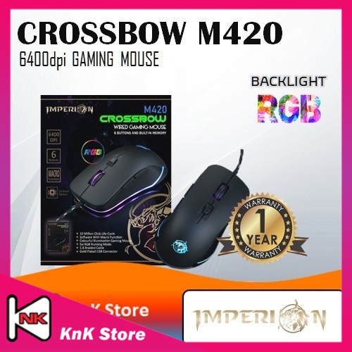 IMPERION CROSSBOW M420 Gaming Mouse | Shopee Malaysia
