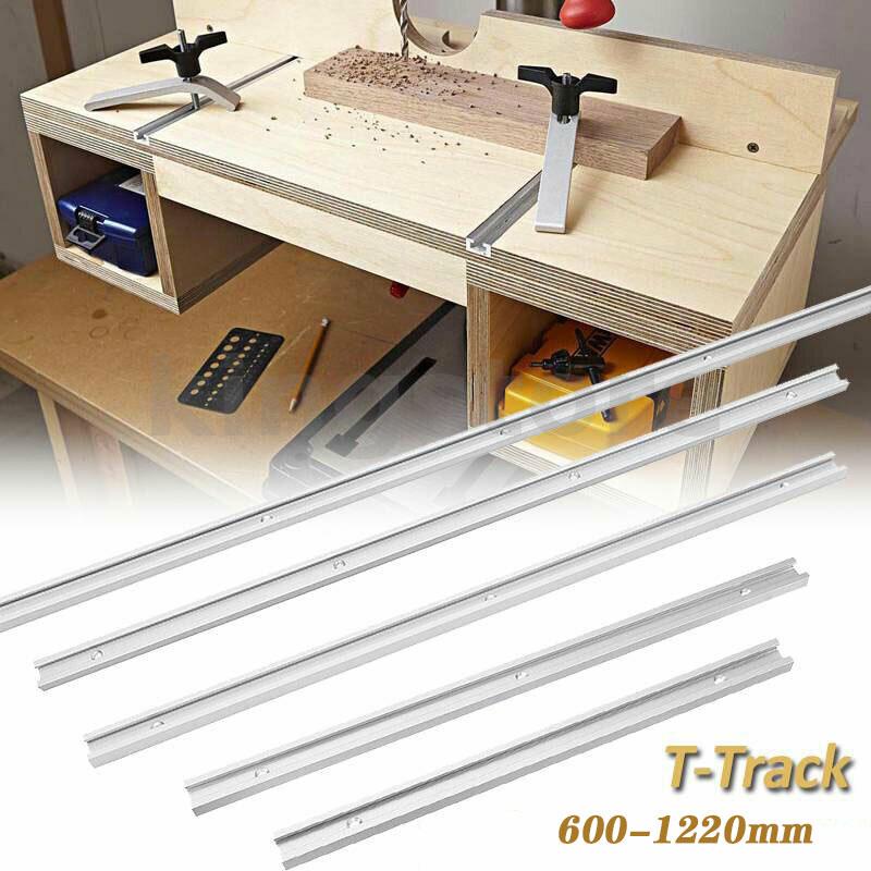 300-1220mm T-slot T-tracks Miter Track Jig Fixture Slot Tool for Router ...
