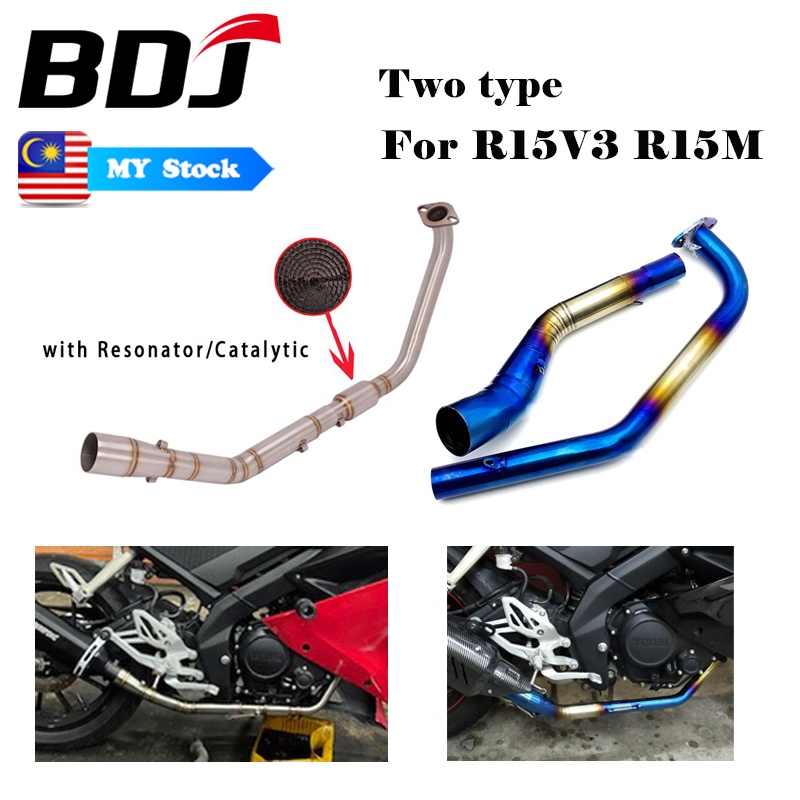 BDJ For Yamaha Mt15 R15 V3 V4 R15m R15v3 Mt 15 Motorcycle Full Exhaust ...