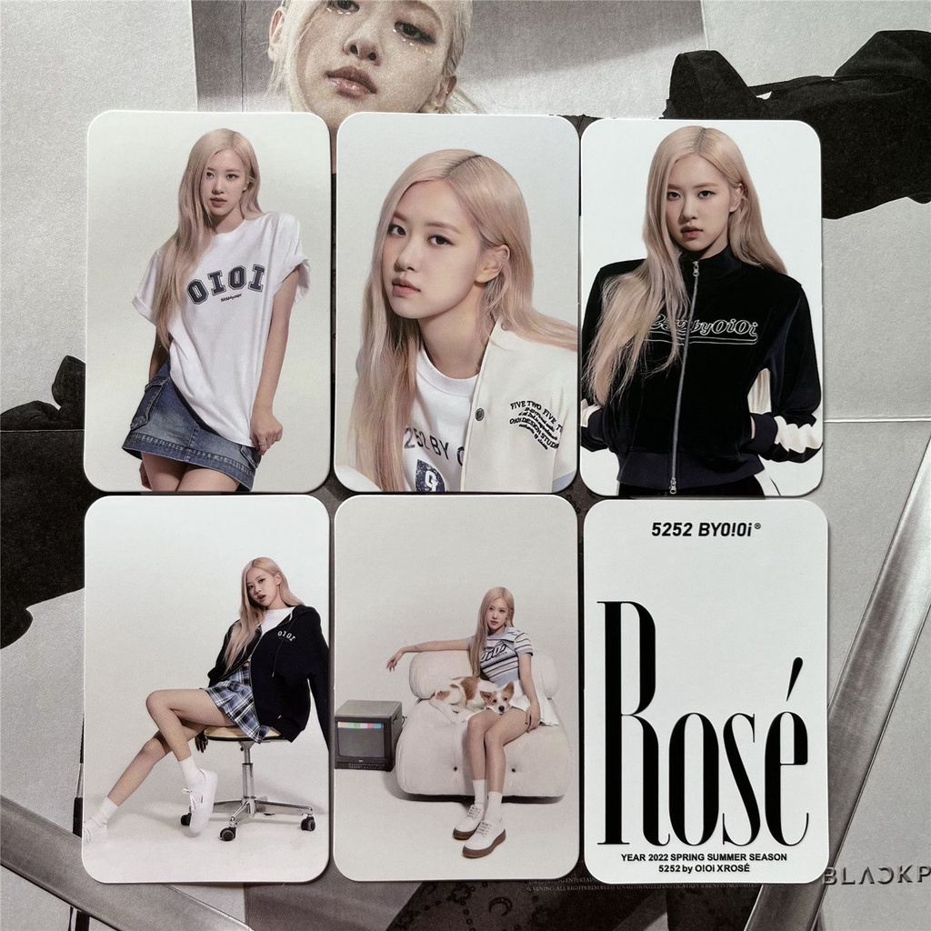 rose 朴彩英 oioi联名小卡 blackpink 哑膜 肉小卡 限量二代 定制 收藏卡 | Shopee Malaysia