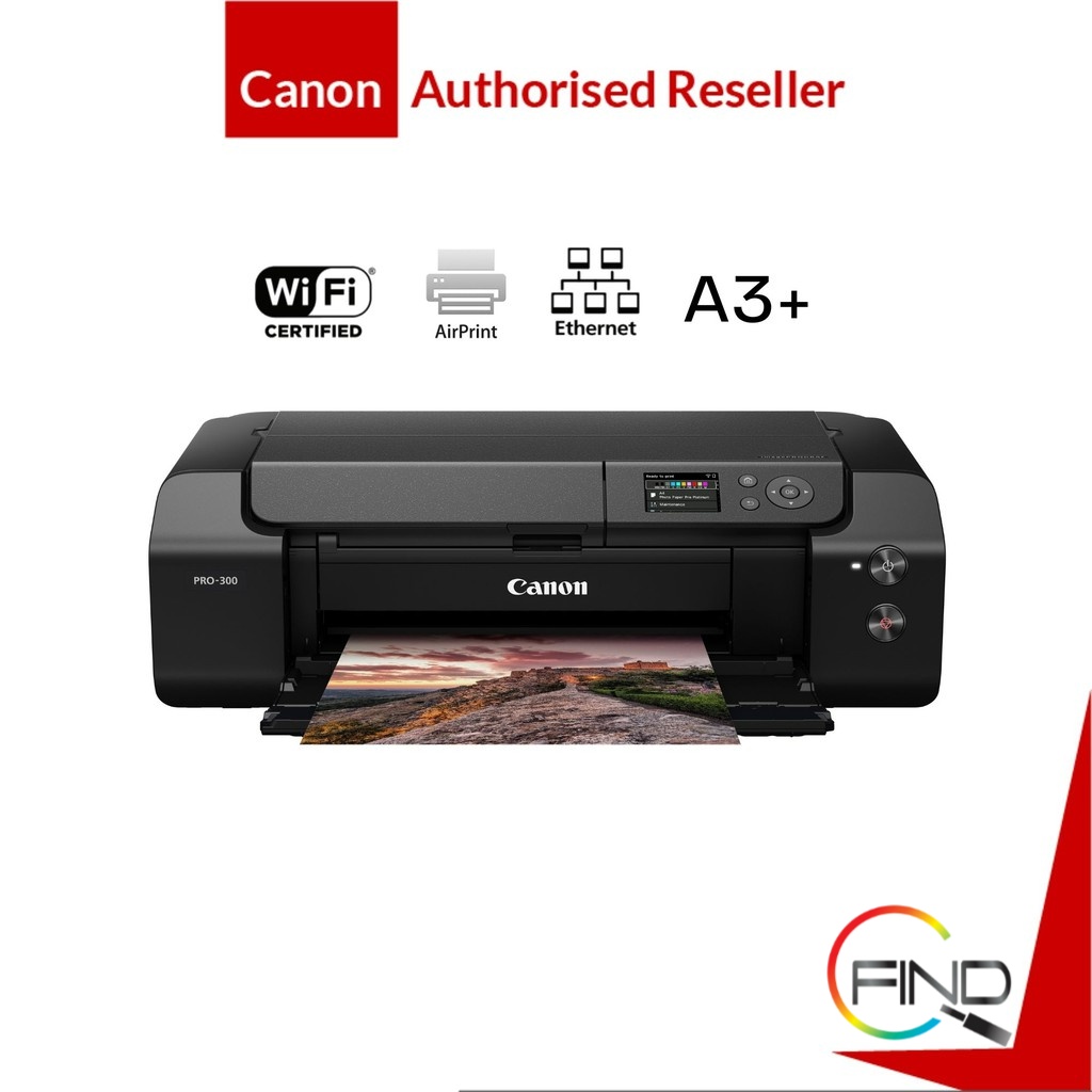 Canon Pixma Pro-300 A3+ Size Professional Photo Printer ( With Wifi ...