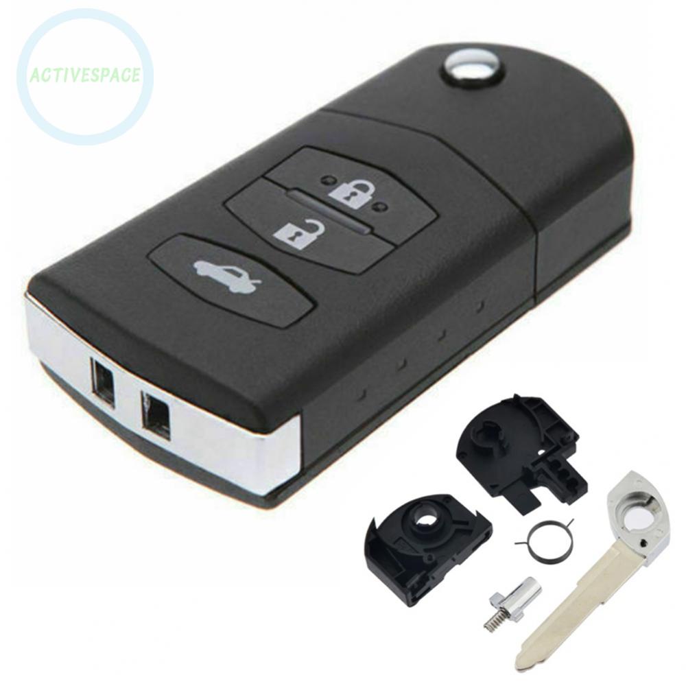 Accessories Key Shell CR1620 Battery Flip Fob For Mazda Key Shell MX5 ...