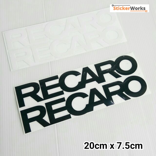 RECARO JDM Car Drift Sticker 2pcs in a pack | Shopee Malaysia