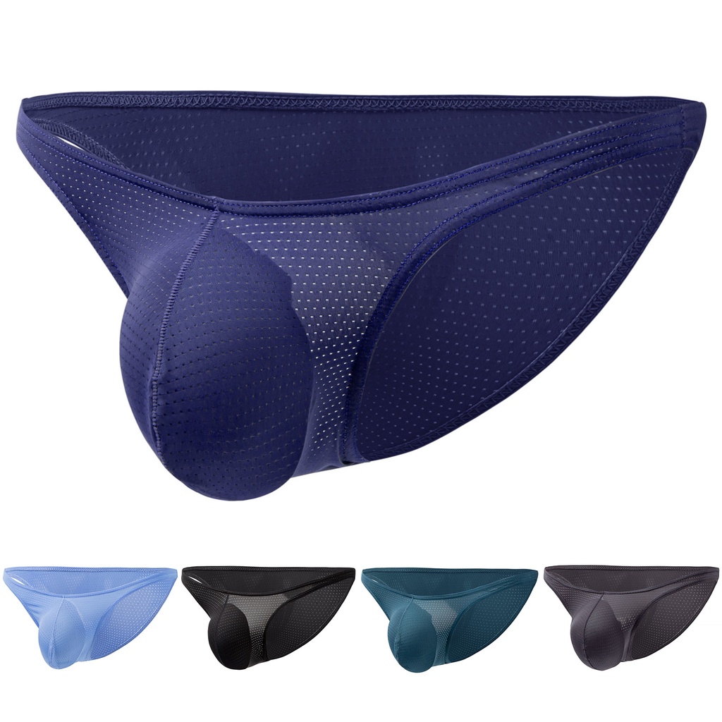 MSP_ Men Underpants Highly Elastic Breathable Non-Fading Low Waist ...